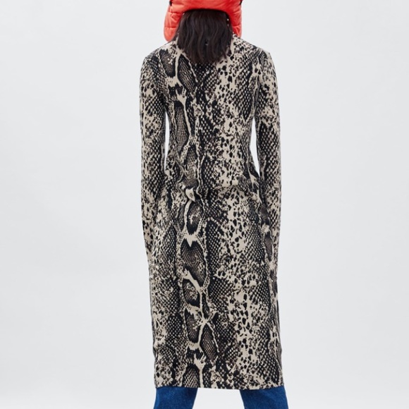 Zara | Dresses | Zara Snake Textured Weave Dress | Poshmark